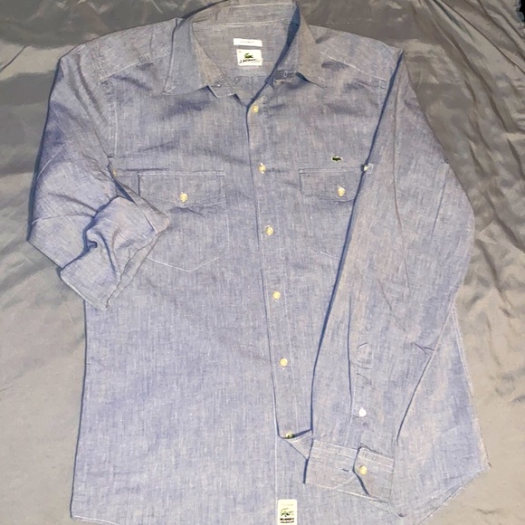 Lacoste | Shirts | Lacoste Modern Fit Button Down Mens 4m Small Croc ...